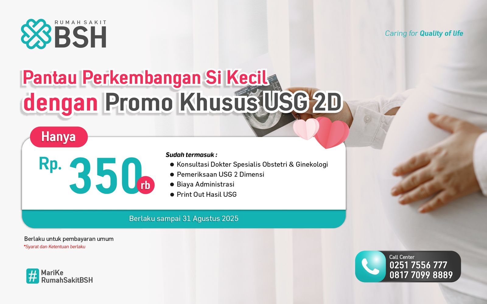 Pantau Perkembangan Si Kecil dengan Promo Khusus USG 2D - RS BSH ...